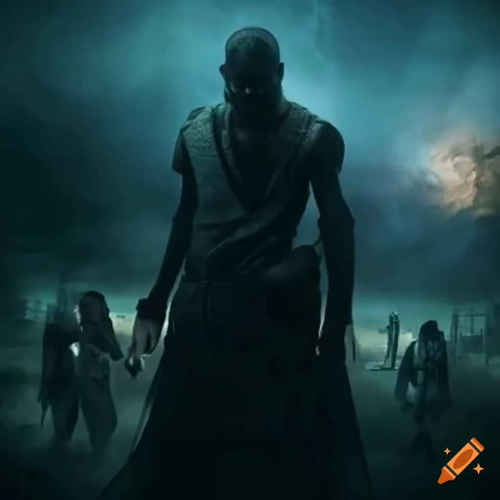 Concept art of an open world game on Craiyon