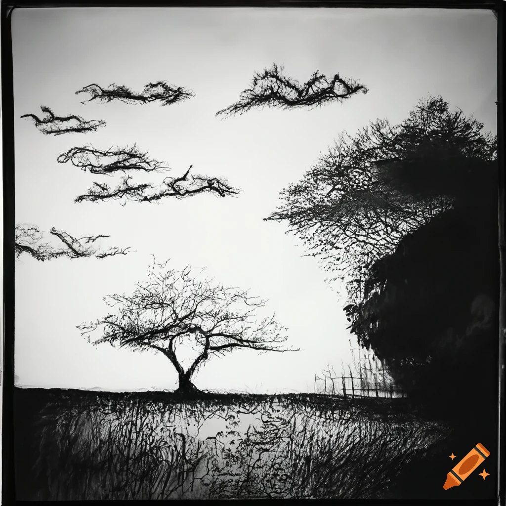 Sky and tree on Craiyon