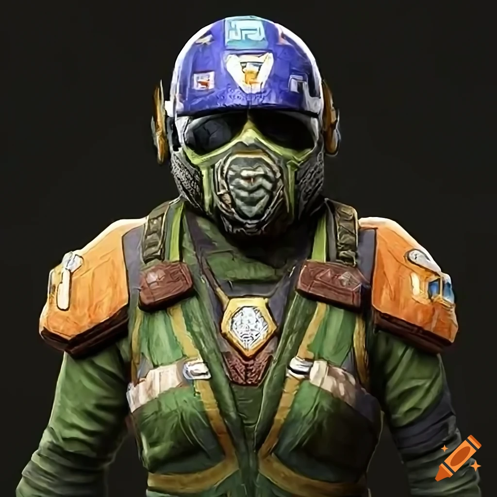 Realistic portraits of mechwarrior pilots
