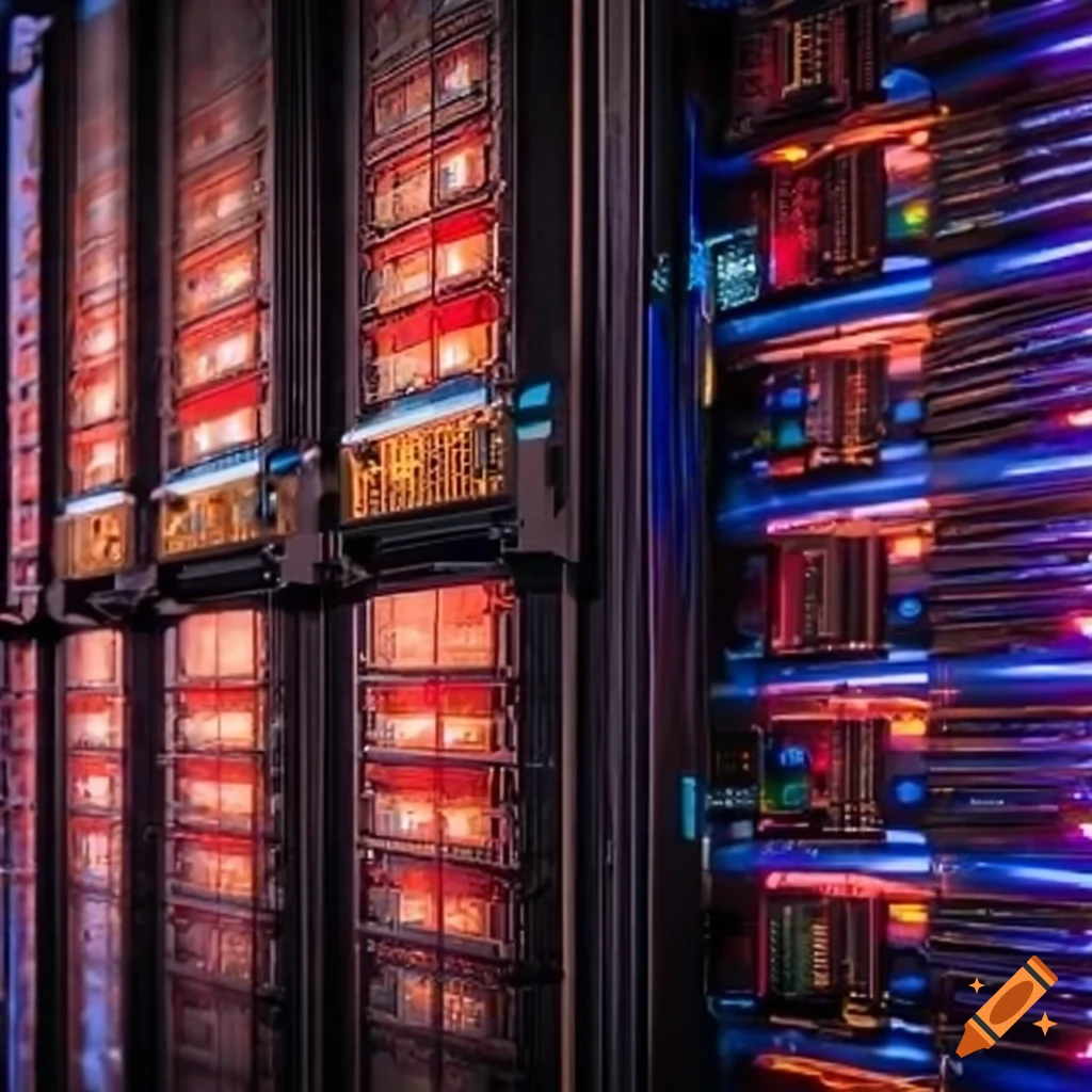 Specially designed server on Craiyon