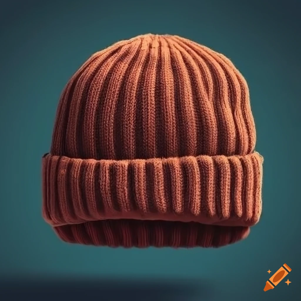 Beanie hat texture on Craiyon