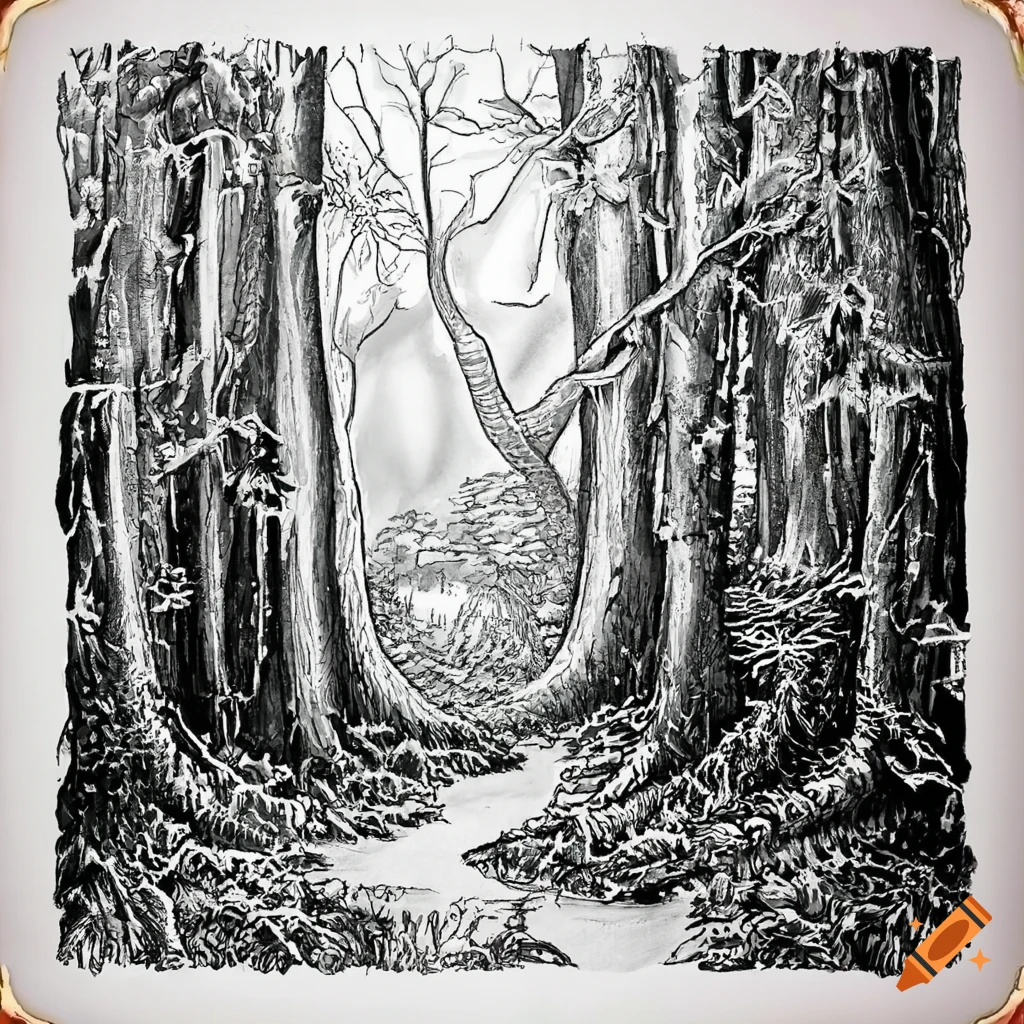 Image of a magical forest