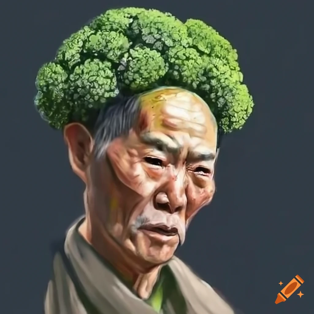 Broccoli samurai on Craiyon