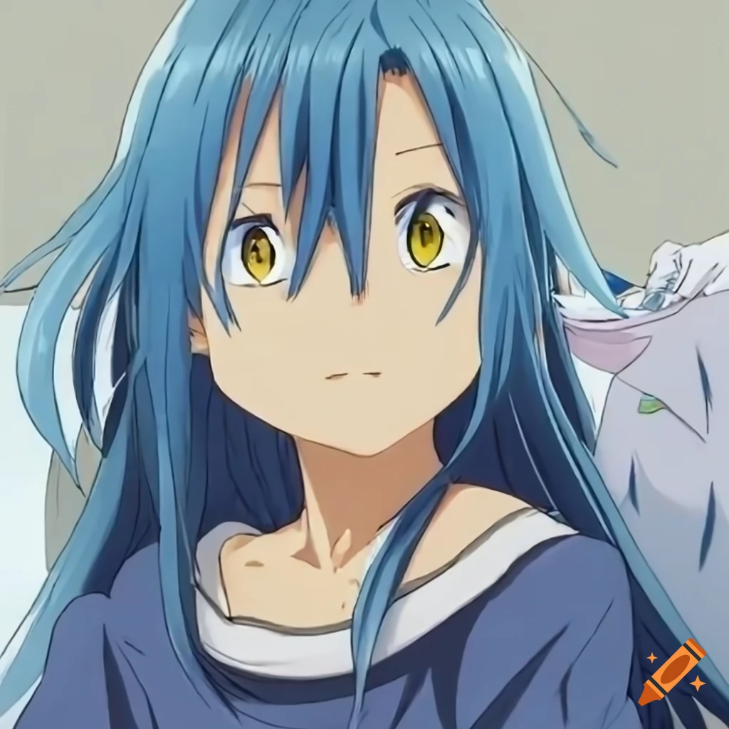 Rimuru tempest illustration on Craiyon