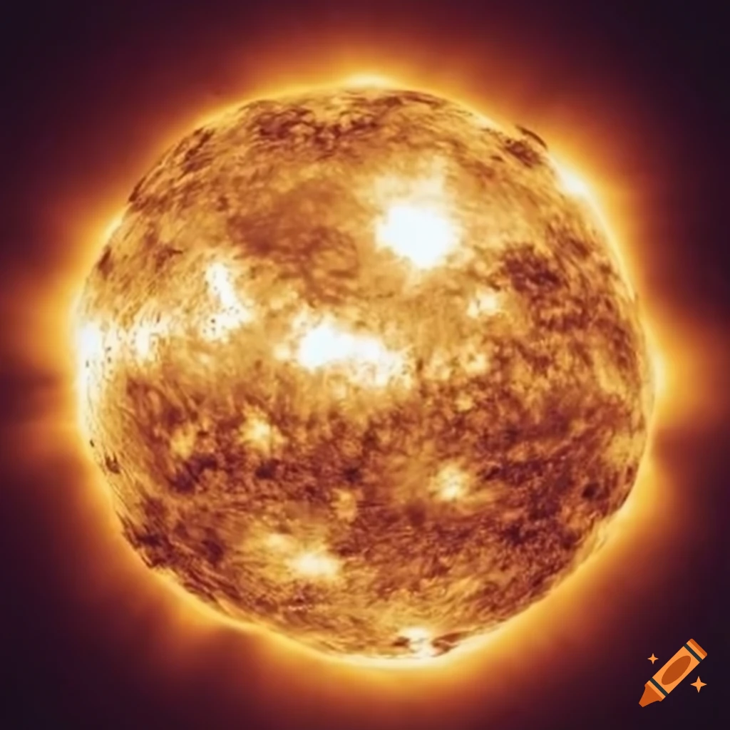 Space image of the sun on Craiyon