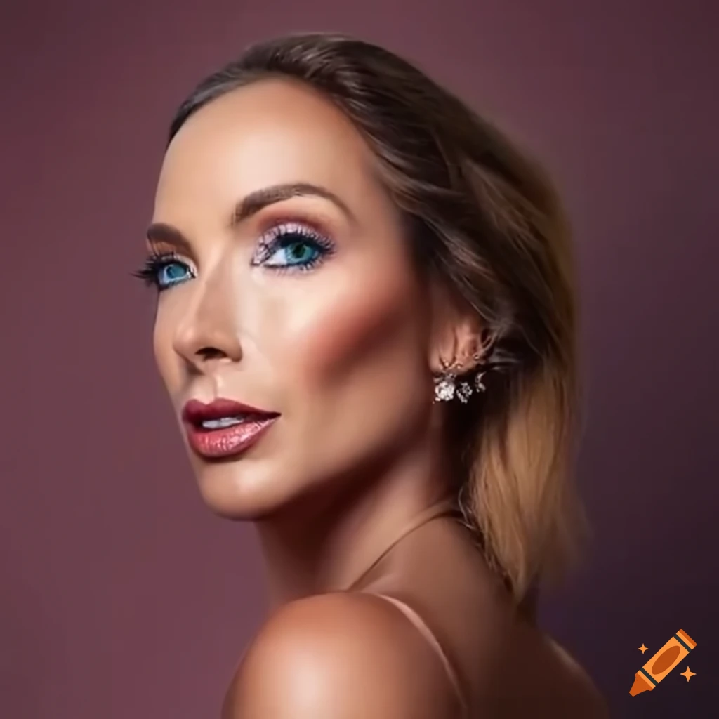 Closeup glamour photo of darya folsom on Craiyon