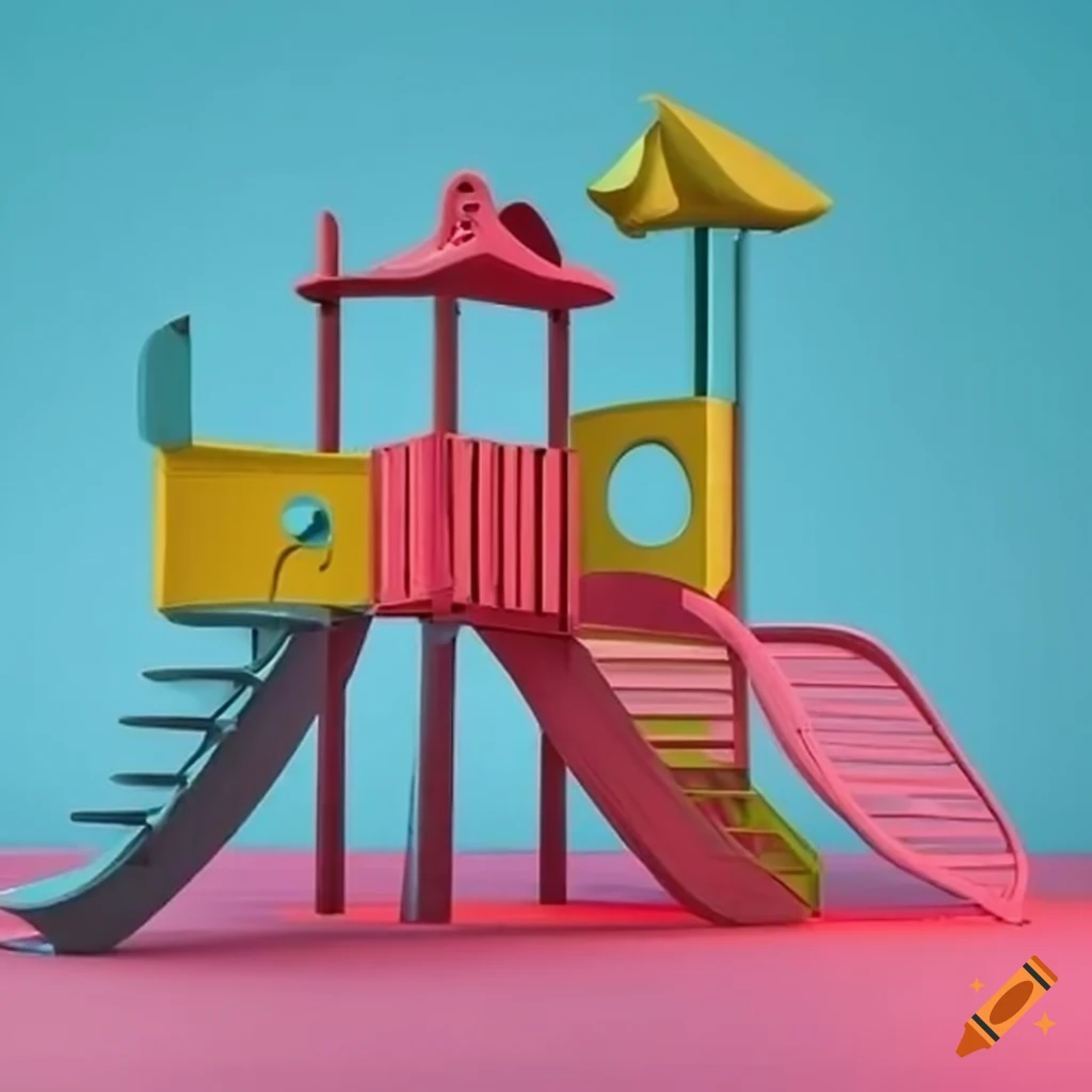 Playground in miami in early 2000s on Craiyon