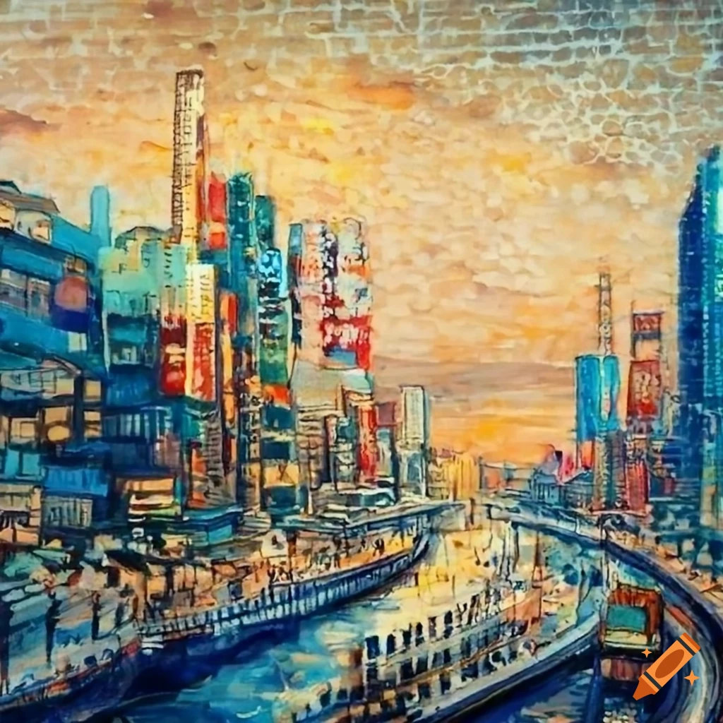 Miniature illustration of tokyo city on Craiyon