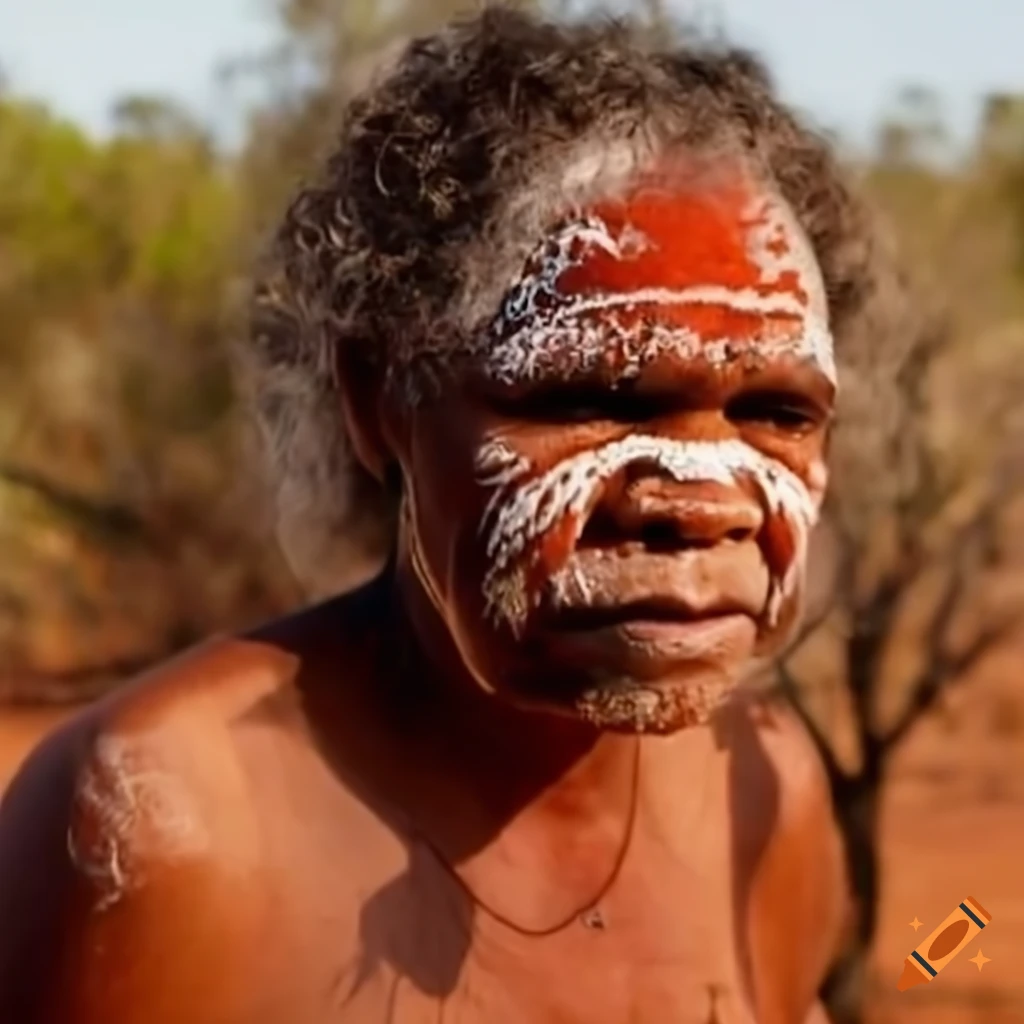 Image of aboriginal tribes in outback Australia on Craiyon