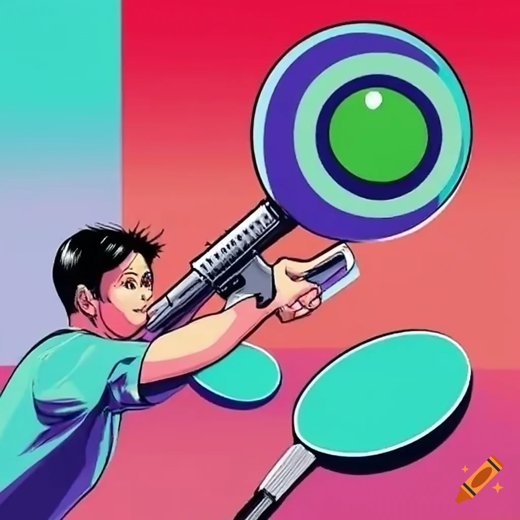 Retro video game with guns on Craiyon