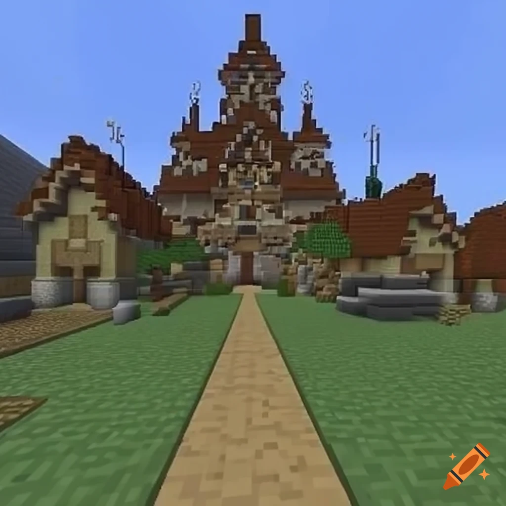 Updated minecraft environment on Craiyon