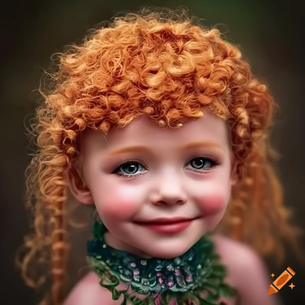 Colorful illustration of cute smiling girls on Craiyon