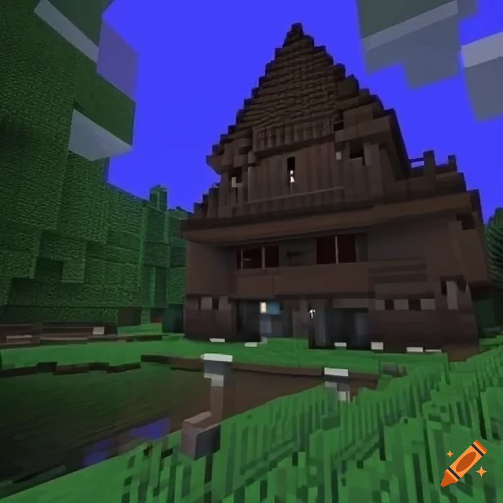 Customized minecraft gameplay on Craiyon