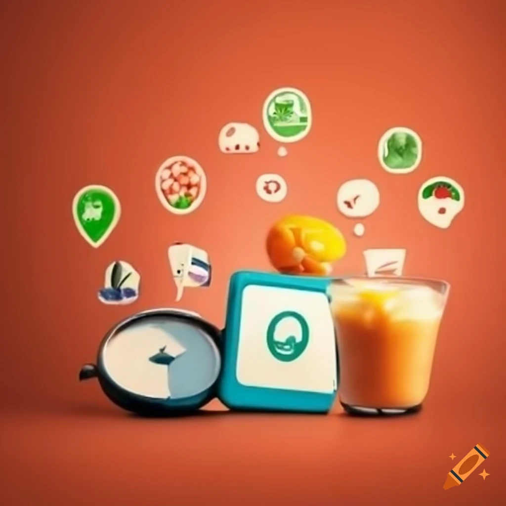 Students influenced by social media in their food choices on Craiyon