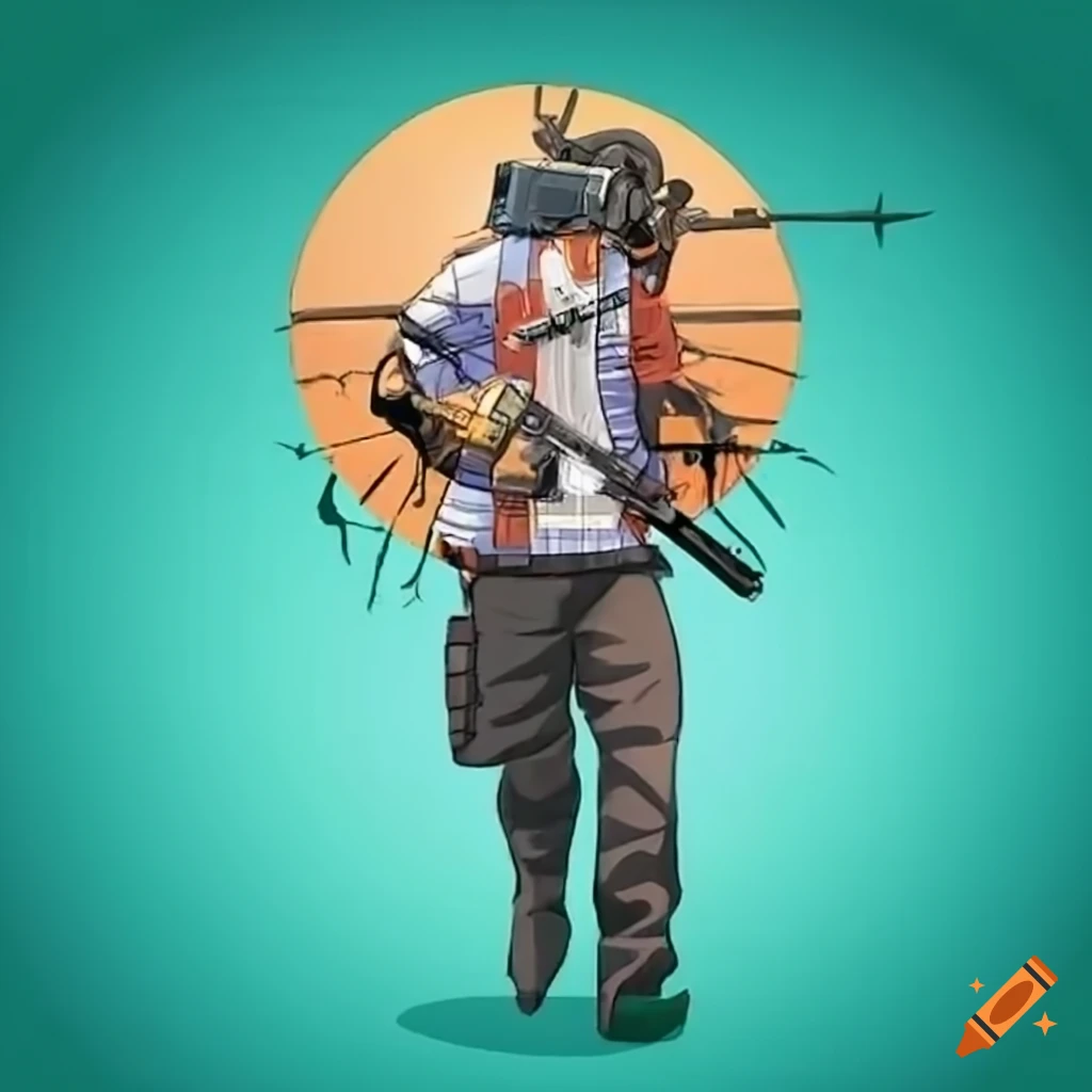 Illustration of a PUBG drop box in a field of herbs on Craiyon