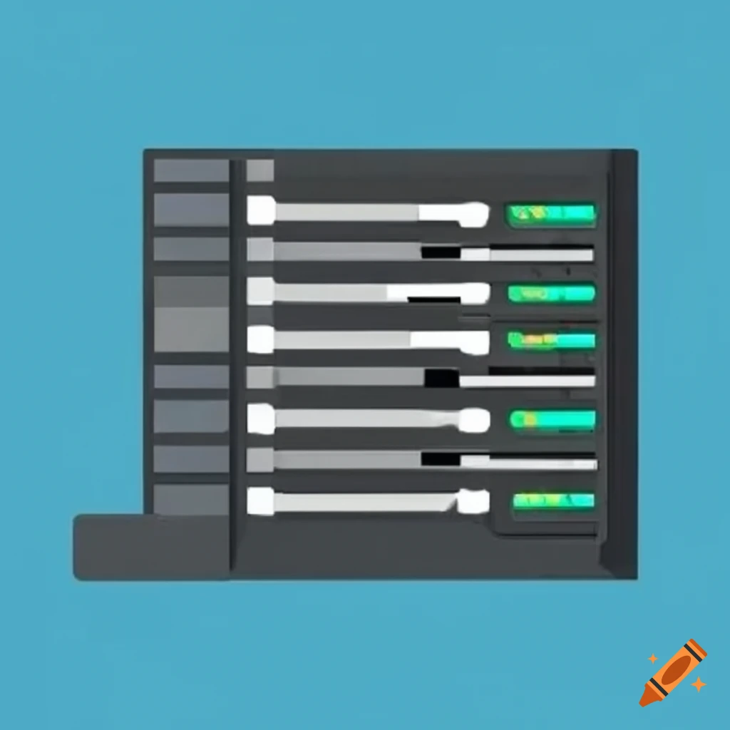 Server software feature diagram on Craiyon