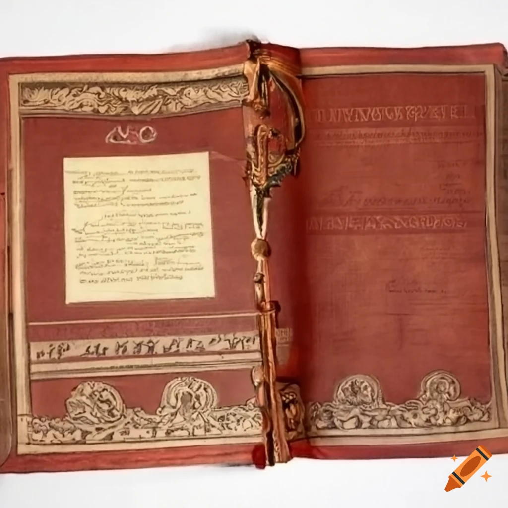 Cover of a constitution document on Craiyon