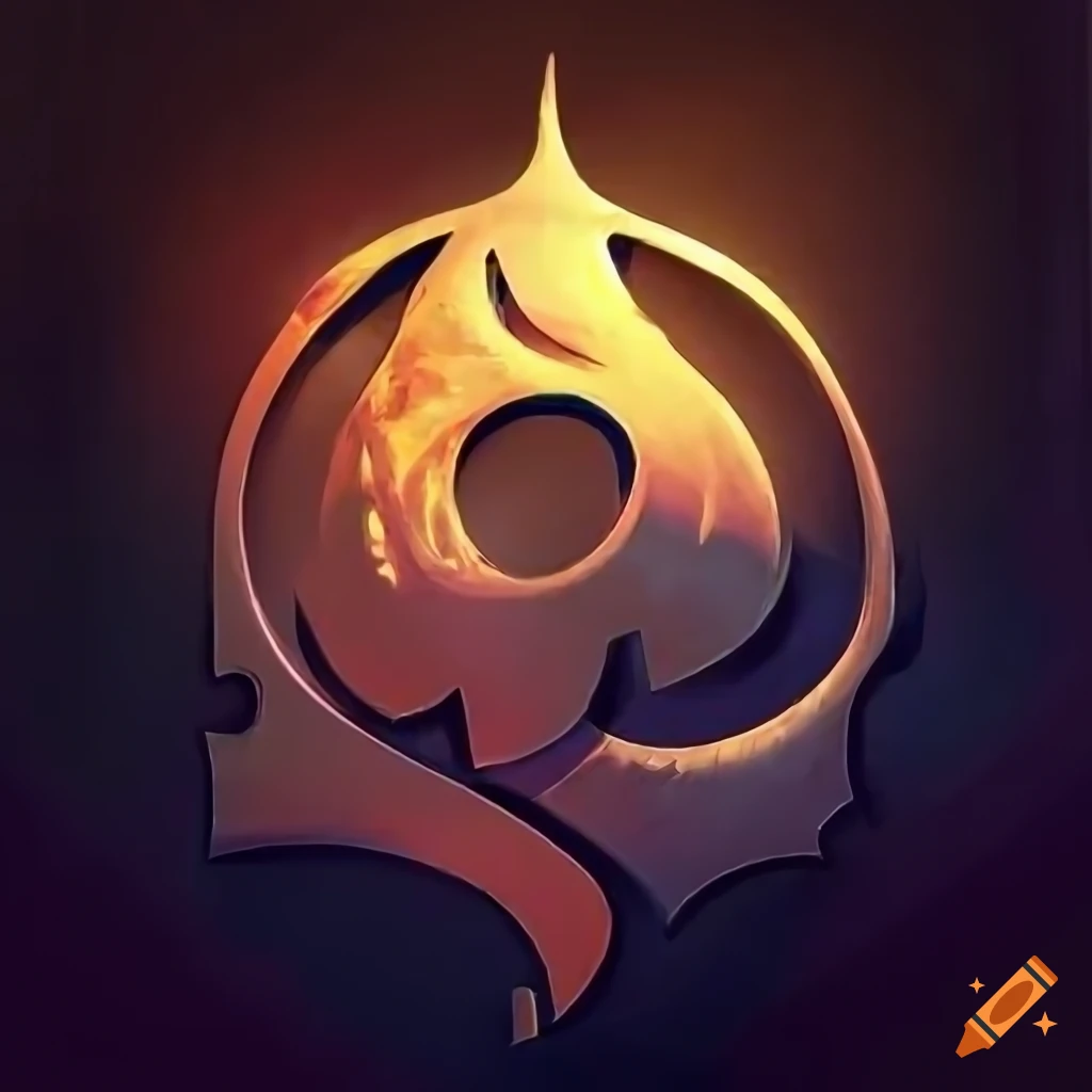 Logo of a rpg games studio with fantasy and magic elements on Craiyon