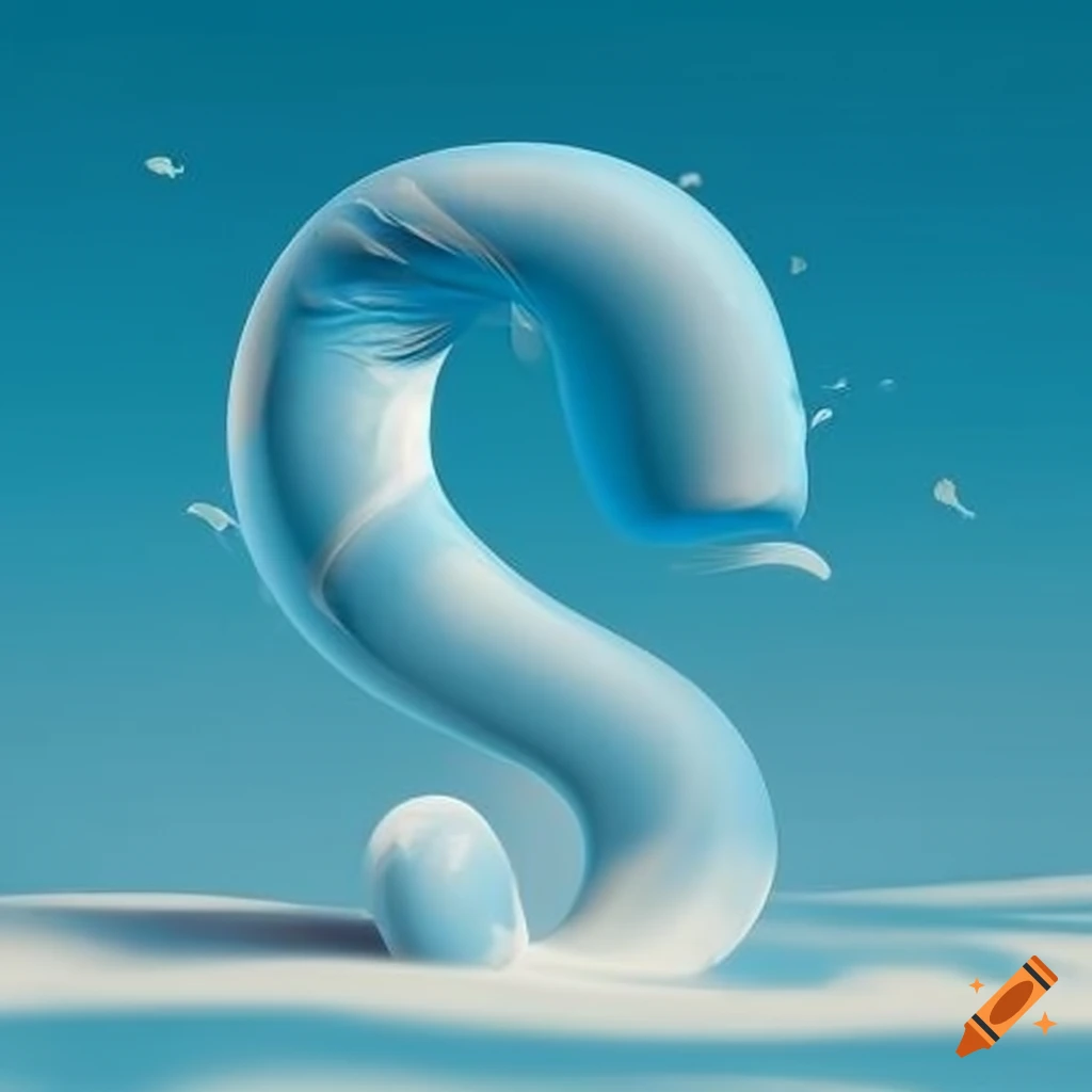 Curvy font spelling "be free" on blue sky background