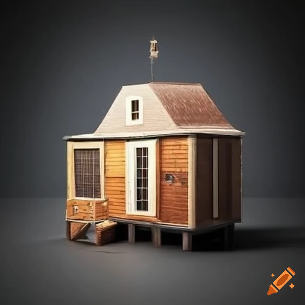 Image of the smallest livable house on Craiyon