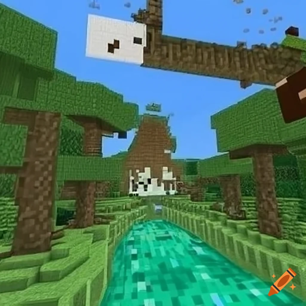 Minecraft representation of pixie hollow