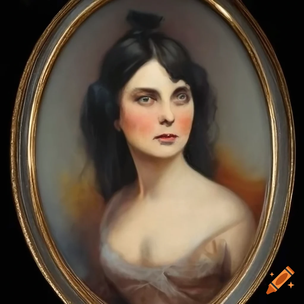 Haunted House Portrait Of A Mysterious Woman On Craiyon