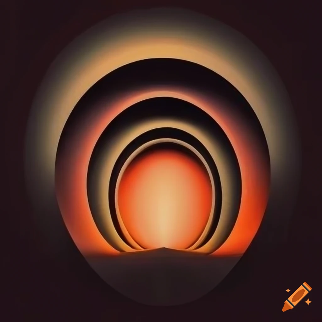 Geometric abstract art of architecture with arches and shapes on Craiyon