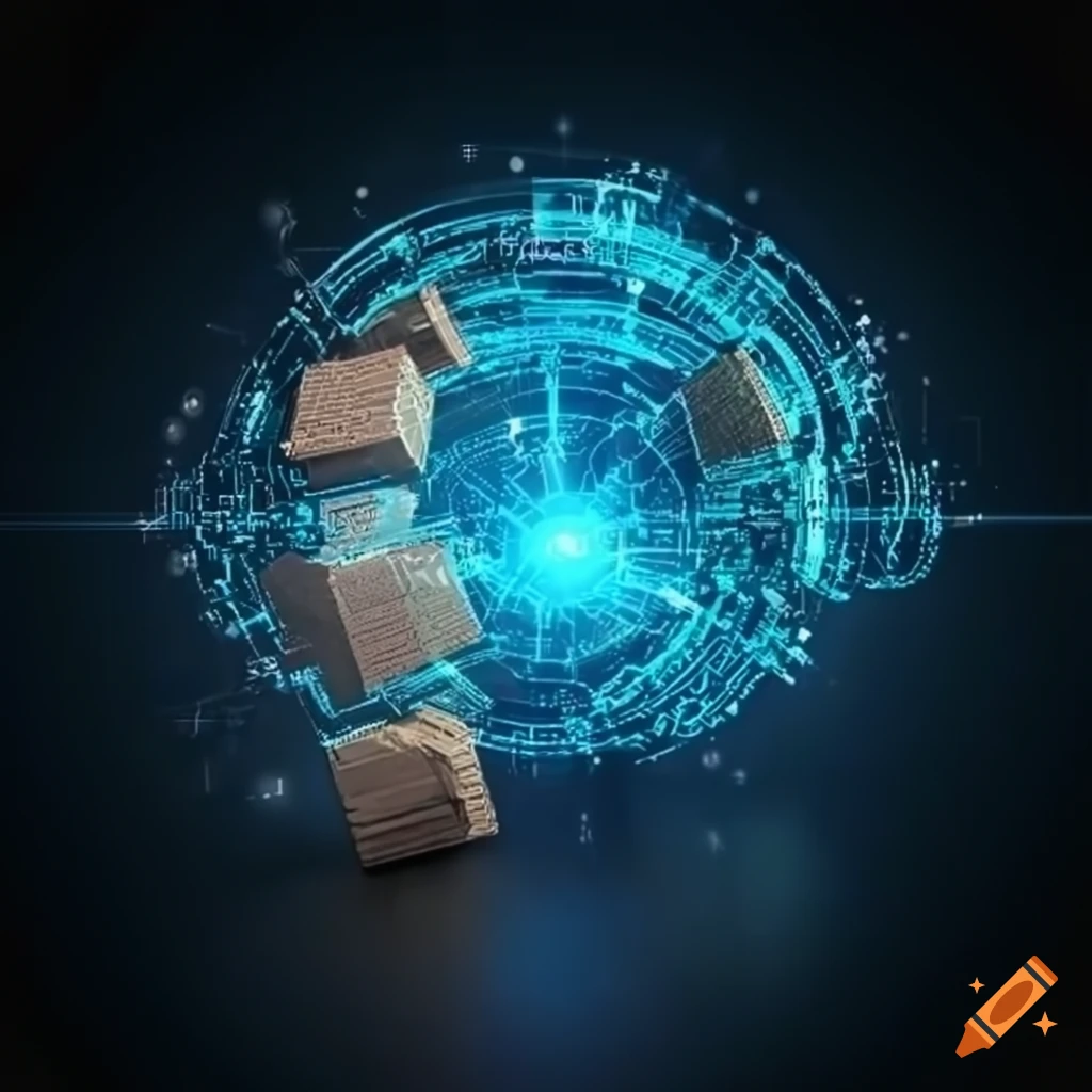 Illustration of advanced package transportation