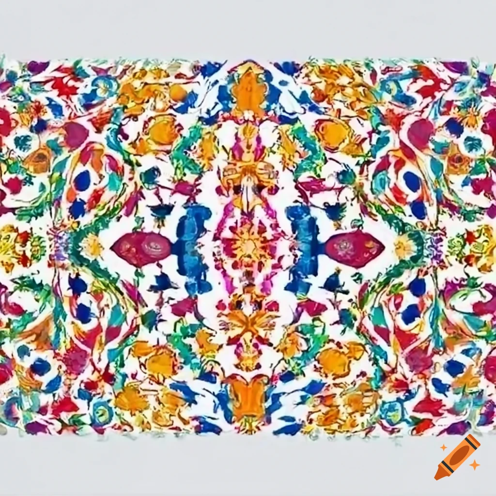 Colorful moroccan pattern design on Craiyon