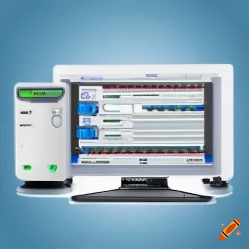 Illustration of multi-server instances on Craiyon