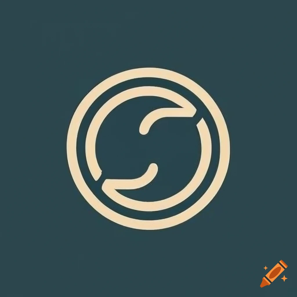 Round tech logo on Craiyon