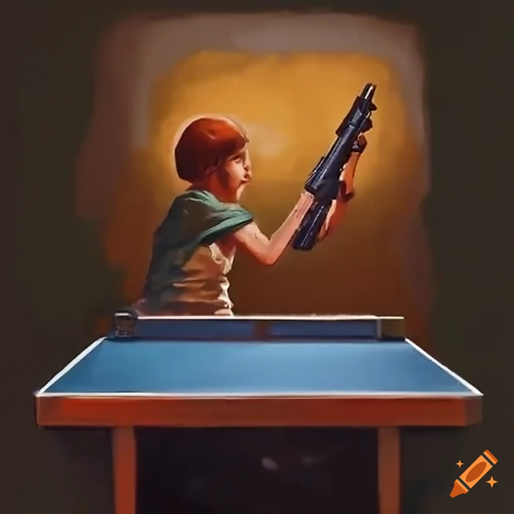 Retro video game with guns on Craiyon