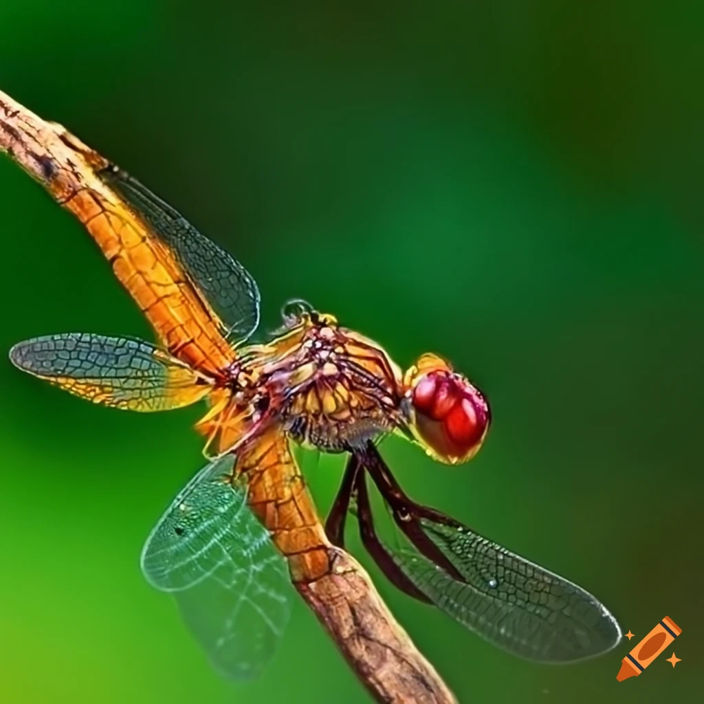 Close-up of dragonflies