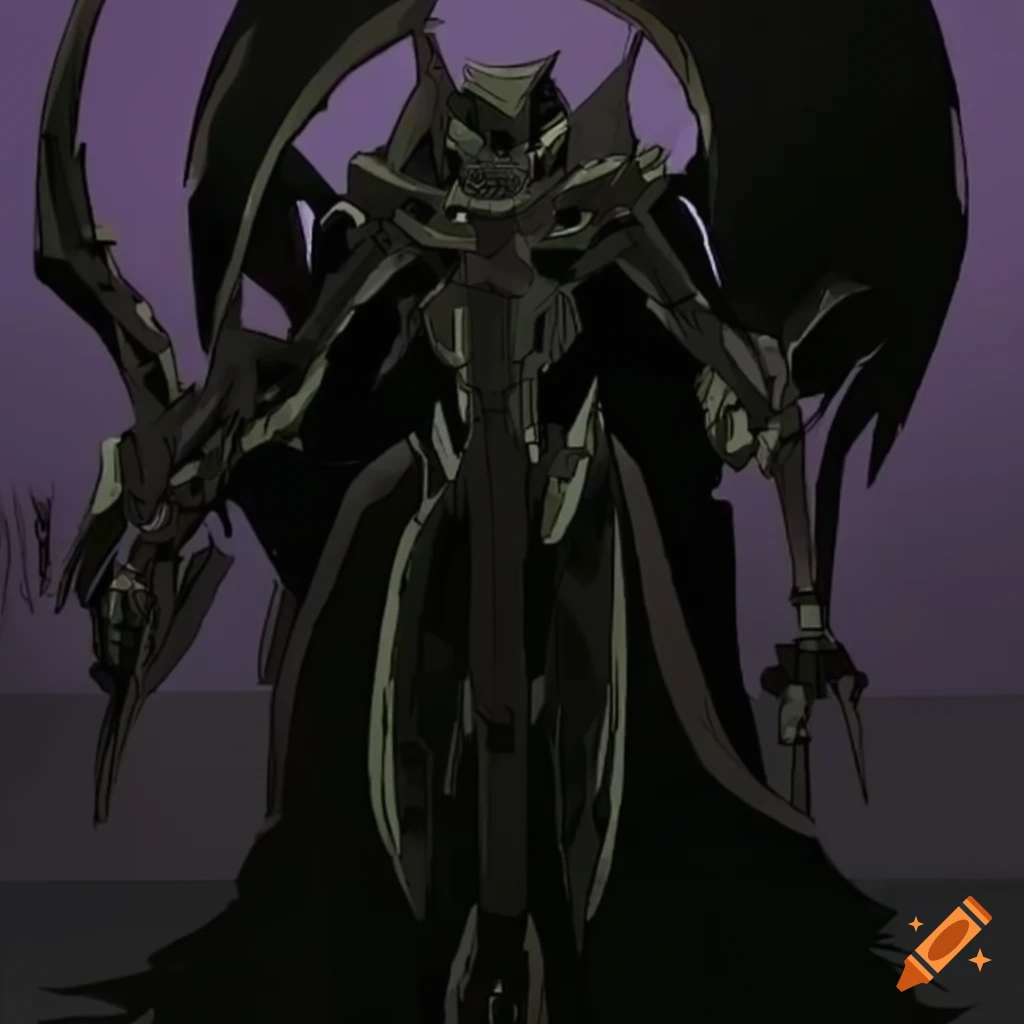 Image of a mecha grim reaper