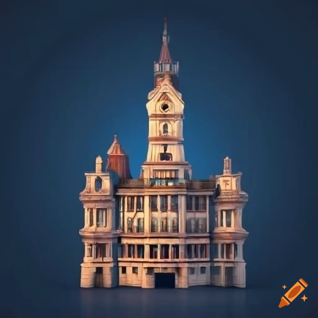 Victorian-themed building of columbia in bioshock infinite on Craiyon