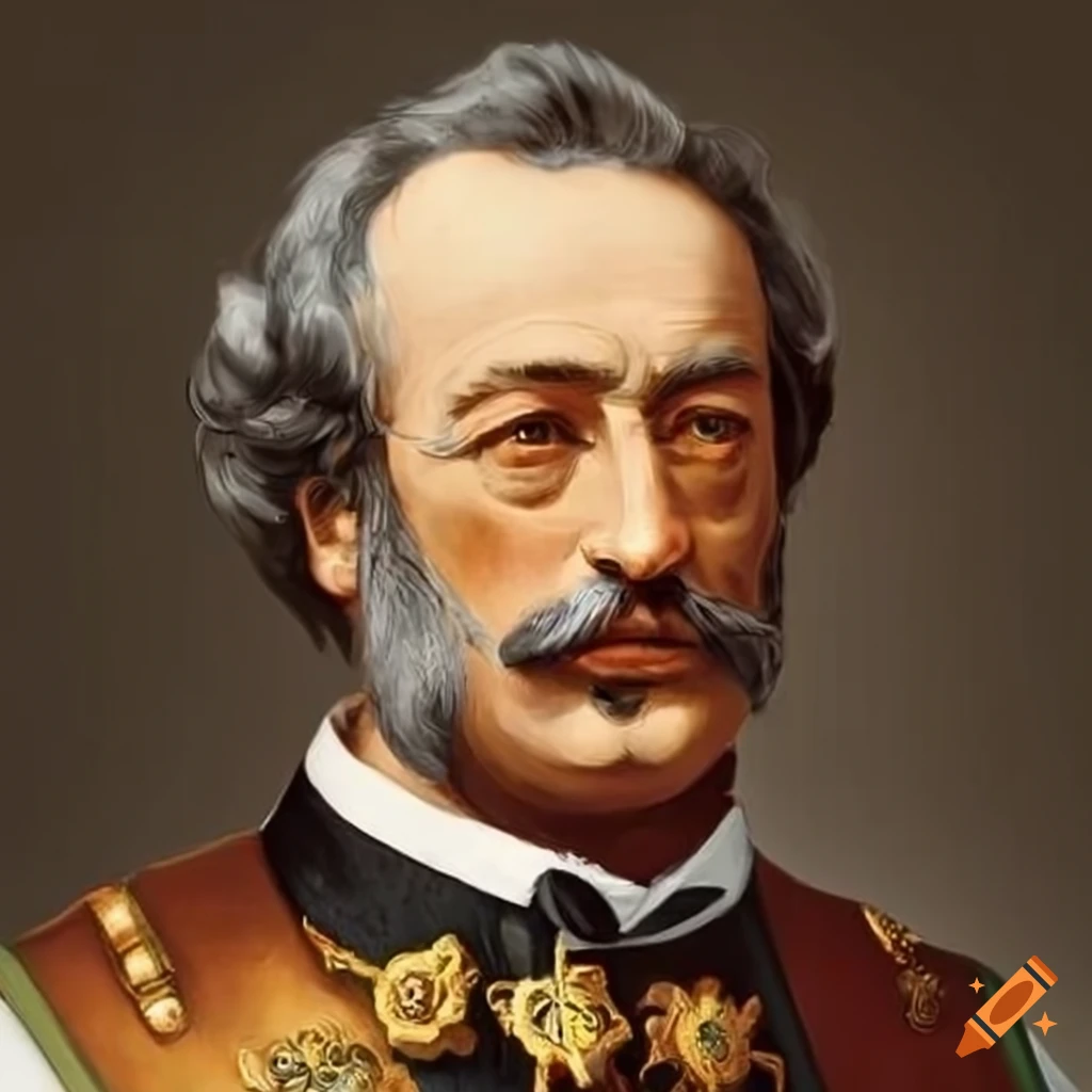 Portrait of frederick ii of prussia on Craiyon