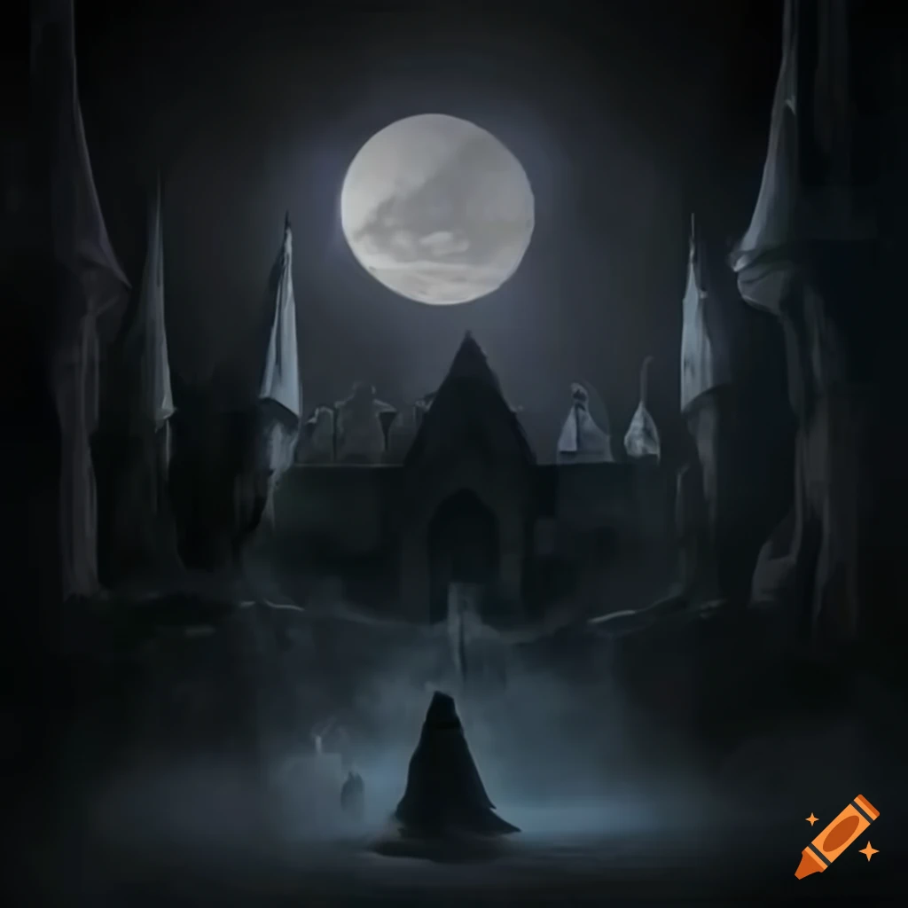 Artwork depicting a haunted dream land