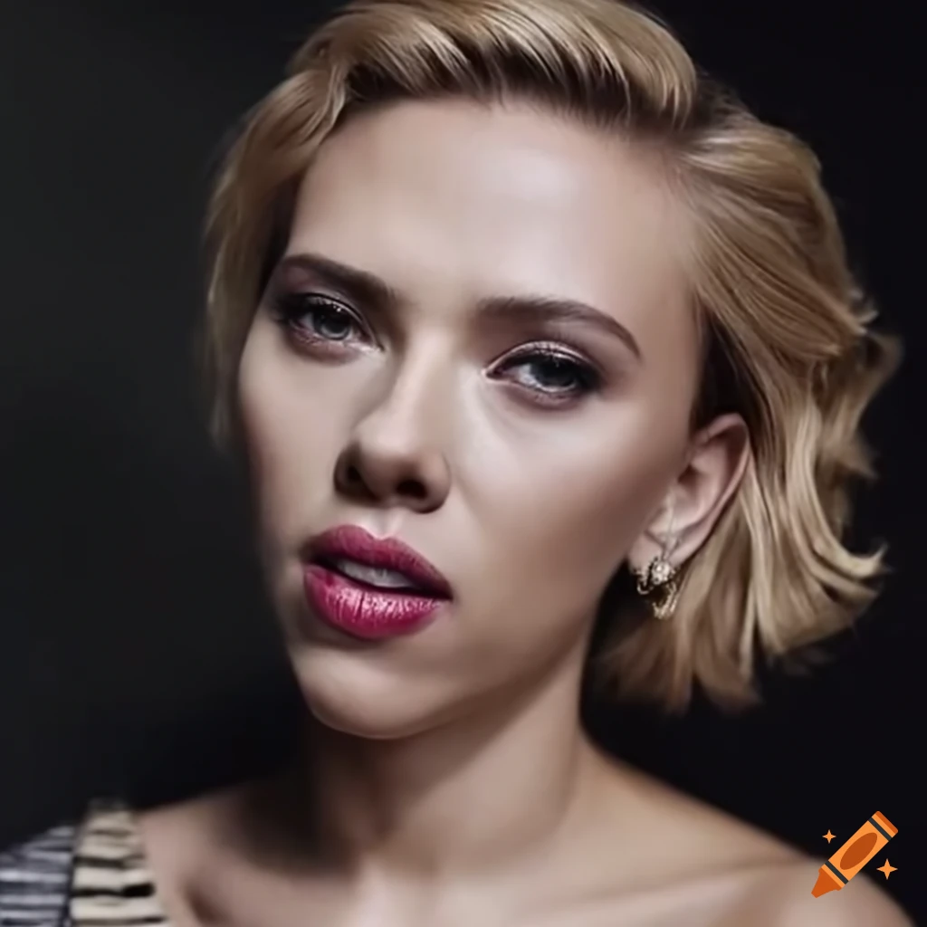 Scarlett Johansson on Craiyon