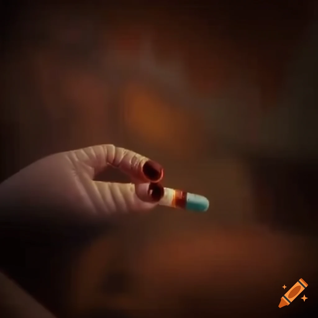 Screenshot of drug-related gameplay on Craiyon