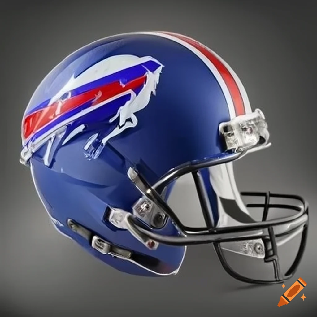 Buffalo bills football helmet on Craiyon