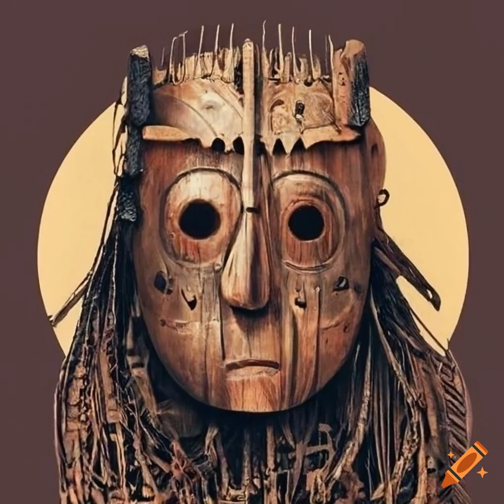 Combine south west native american geometric art styles with maori art ...