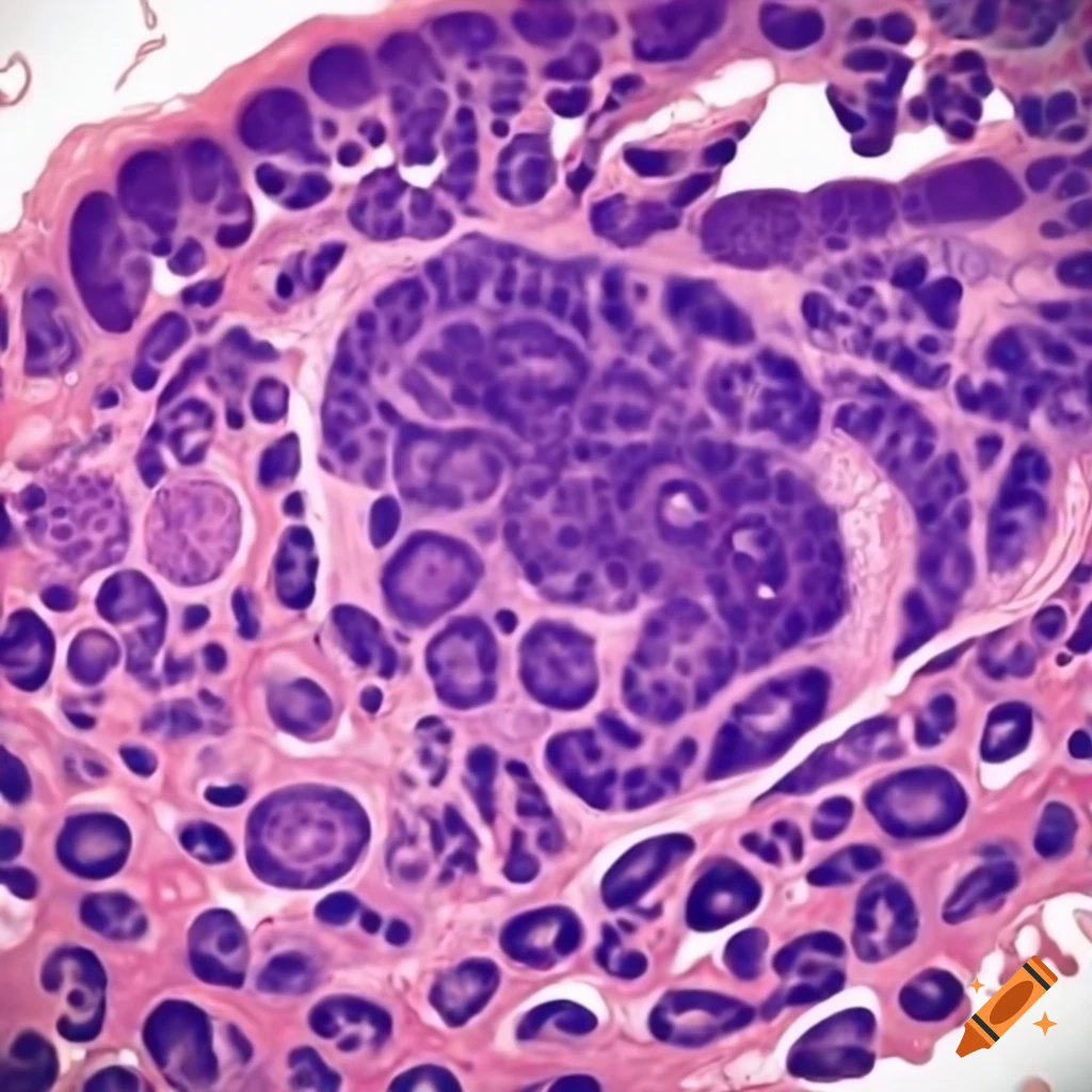 Illustration of gastric microbiota and intestinal metaplasia on Craiyon