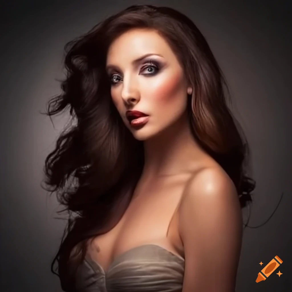 Glamour portrait of darya folsom