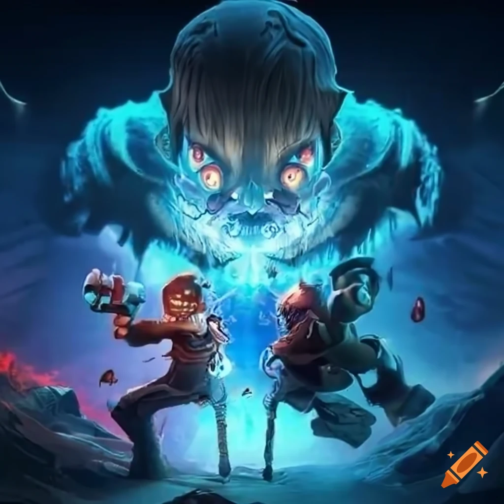 An epic collage of popular video game characters on Craiyon