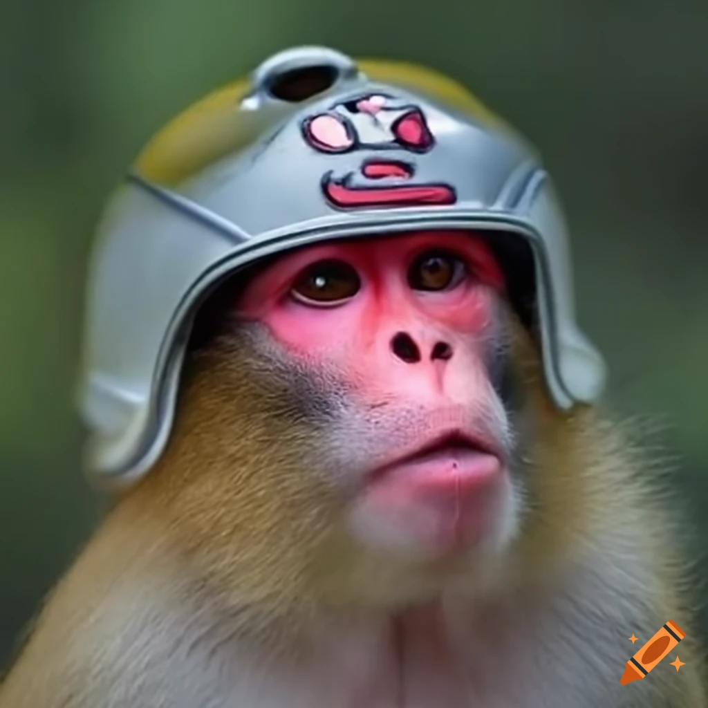 Monkey face on a jaguar body on Craiyon