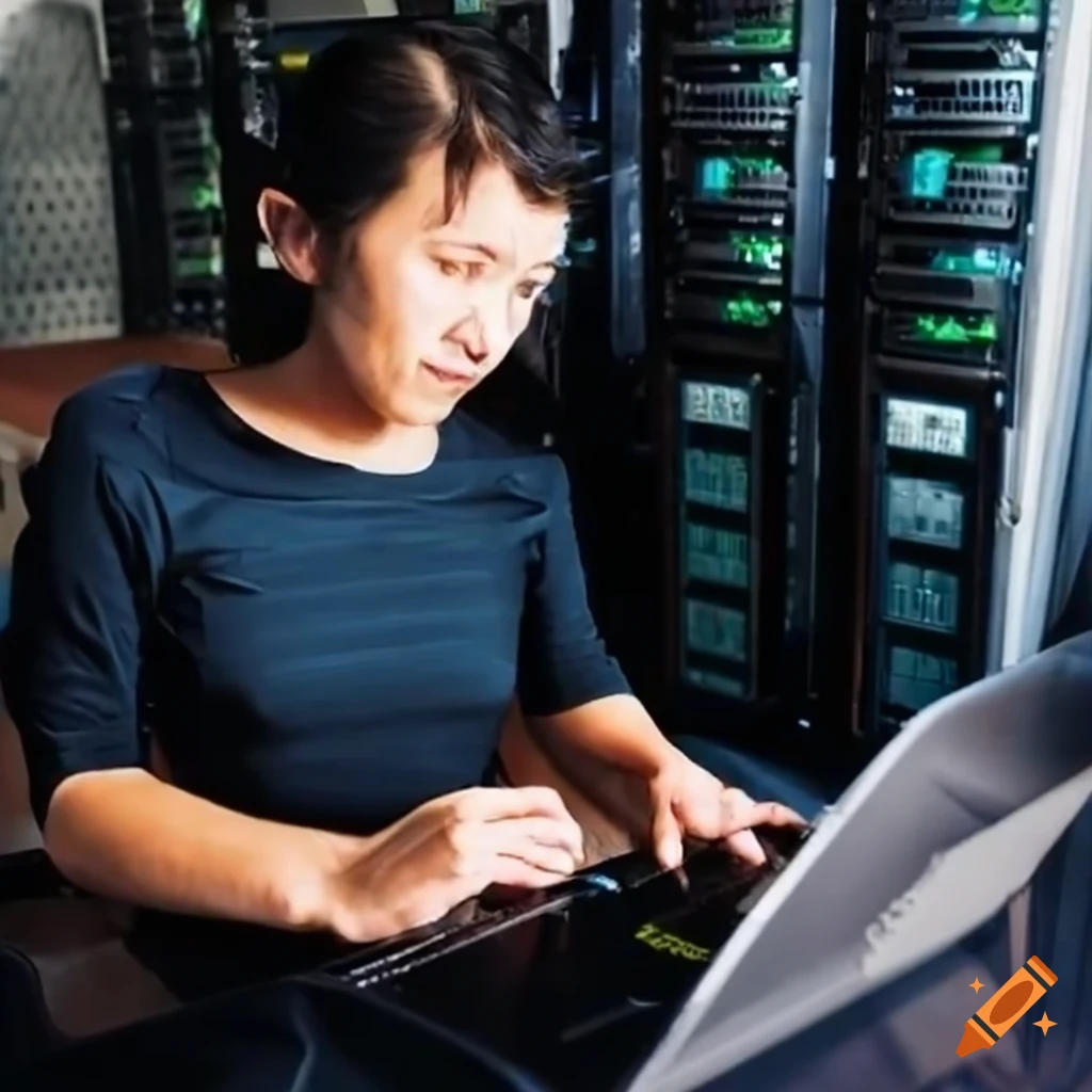 Illustration of mobile servers in action on Craiyon