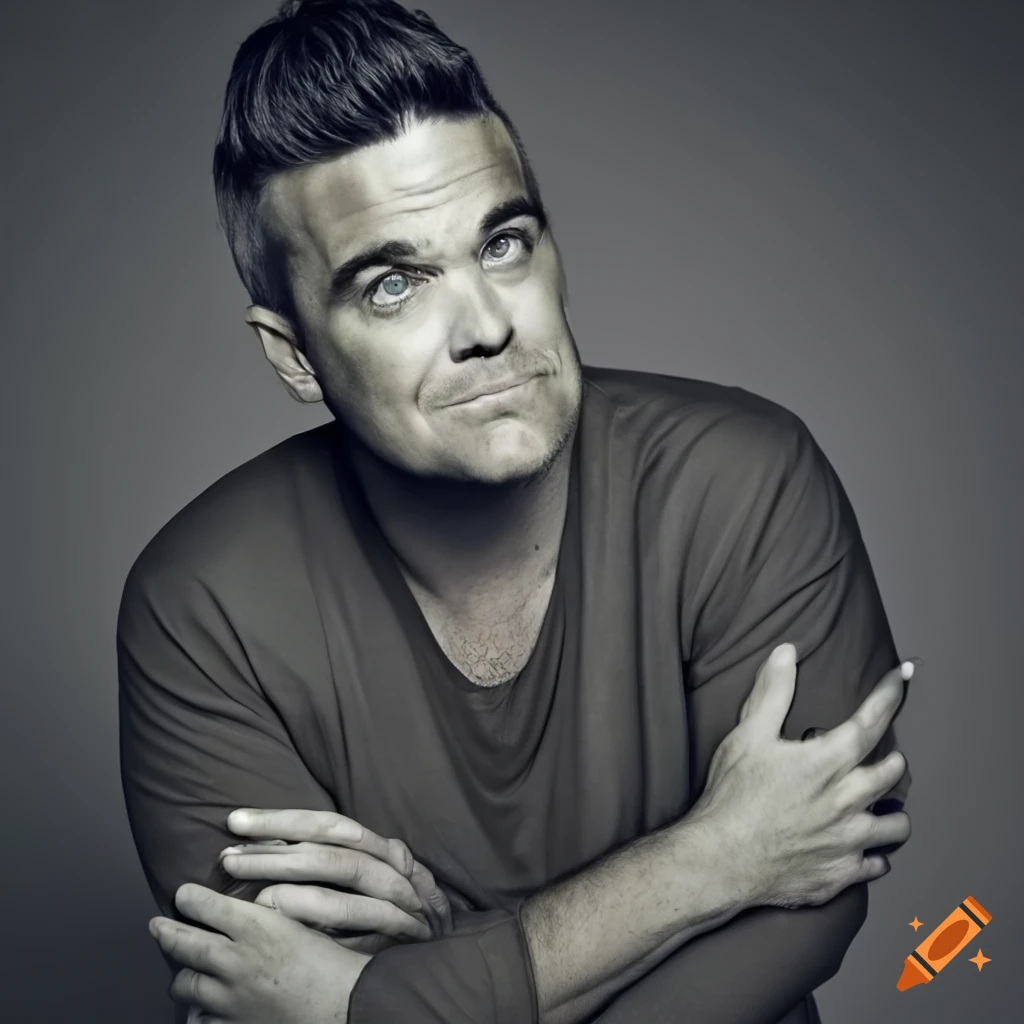 Robbie williams on Craiyon