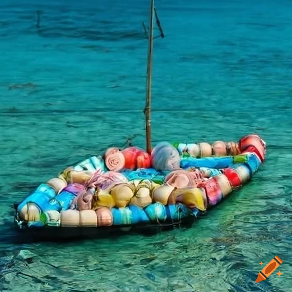 Group of people enjoying a boat party on Craiyon