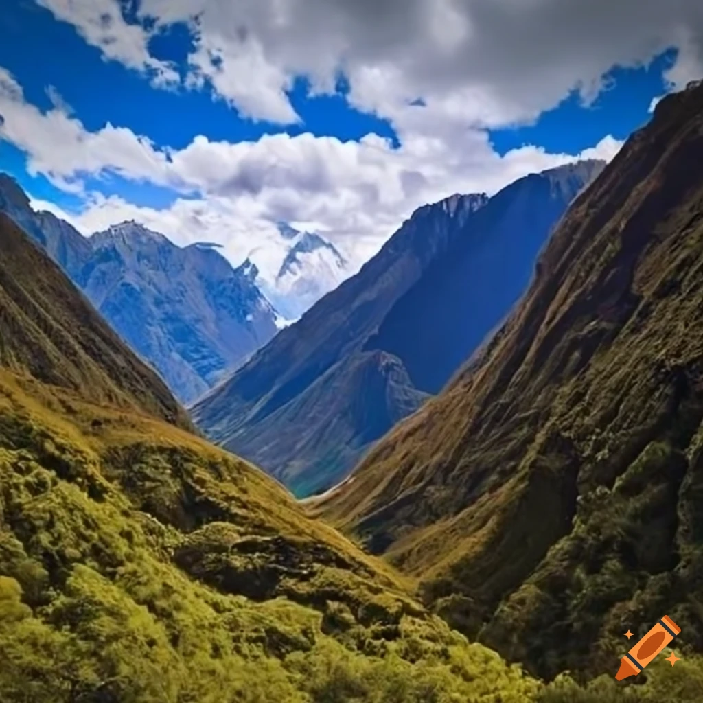 Scenic landscape of the Southern Andean Yungas on Craiyon