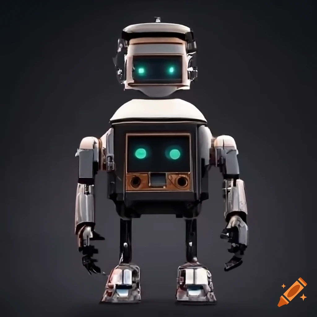 Highly detailed johnny 5 delivery robot on Craiyon